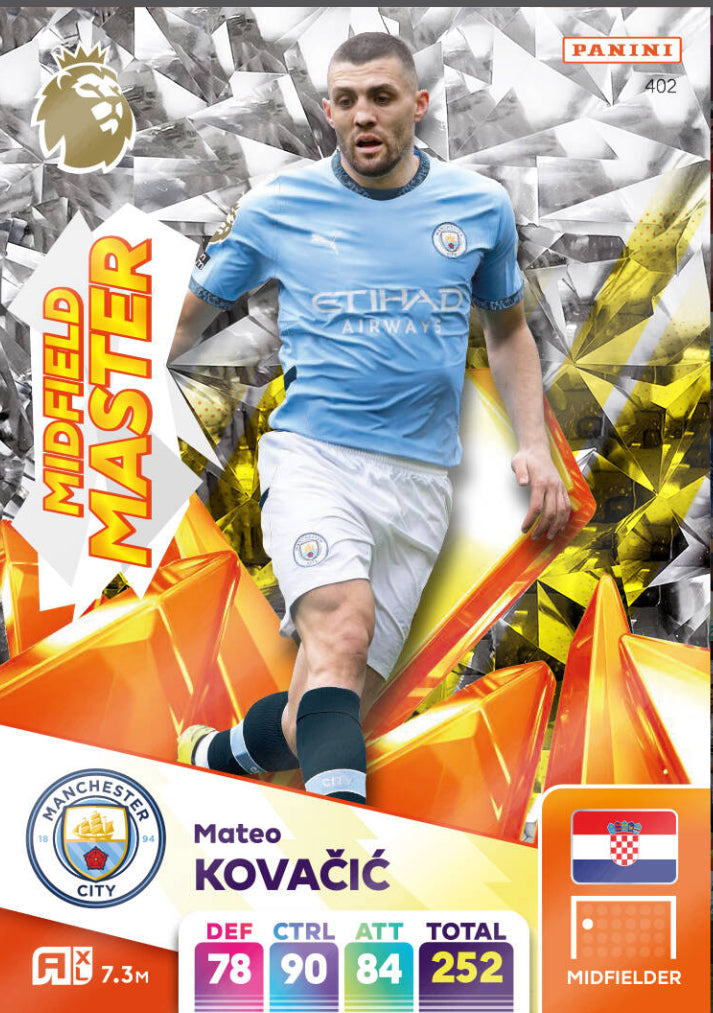 Panini Adrenalyn XL 2024/25 - 402 - Mateo Kovacic - Midfield Master ...