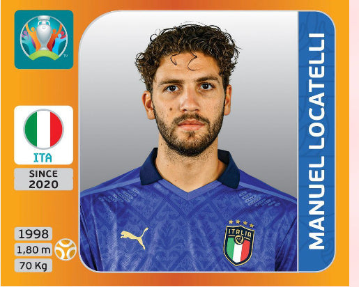Euro 2020 - 022 - Manuel Locatelli – Complete My Sticker Album