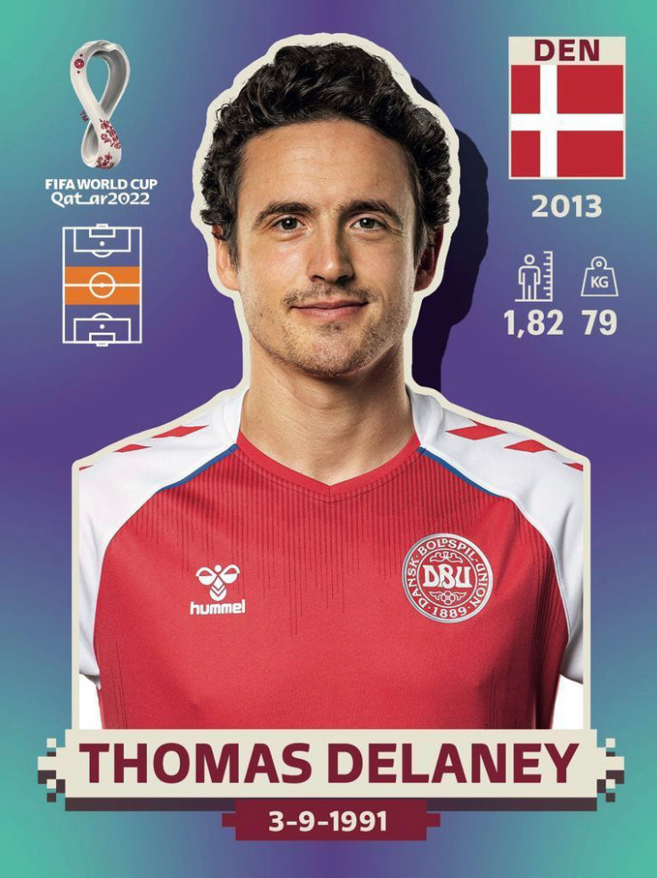 Panini World Cup 2022 Stickers - DEN 011 - Thomas Delaney – Complete My ...